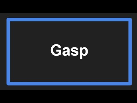 Meaning of Gasp