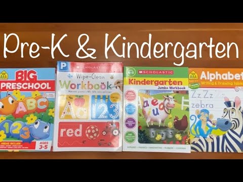 Scholastic | School Zone Education & Learning Activity Books Review | Preschool & Kindergarten