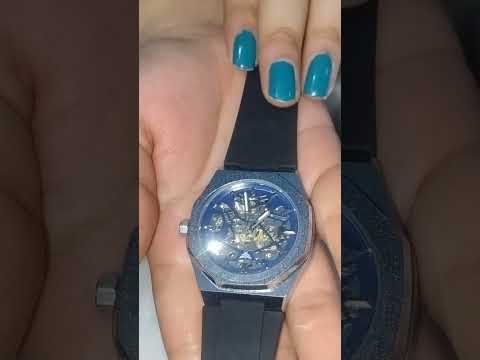 👀Show✨ Elegance under🤯 4k₹ @AmazonInOfficial #unboxing #watches #blue #hand #accessories #male