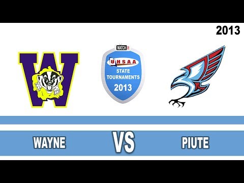 1A Baseball: Wayne vs Piute High School 2013 UHSAA State Tournament Semifinals