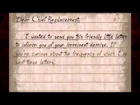 Alucards friendly letter