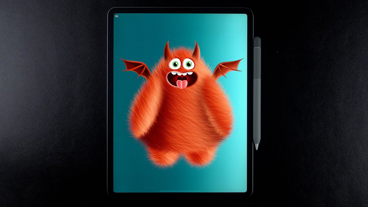 Flying Monster - Procreate Drawing
