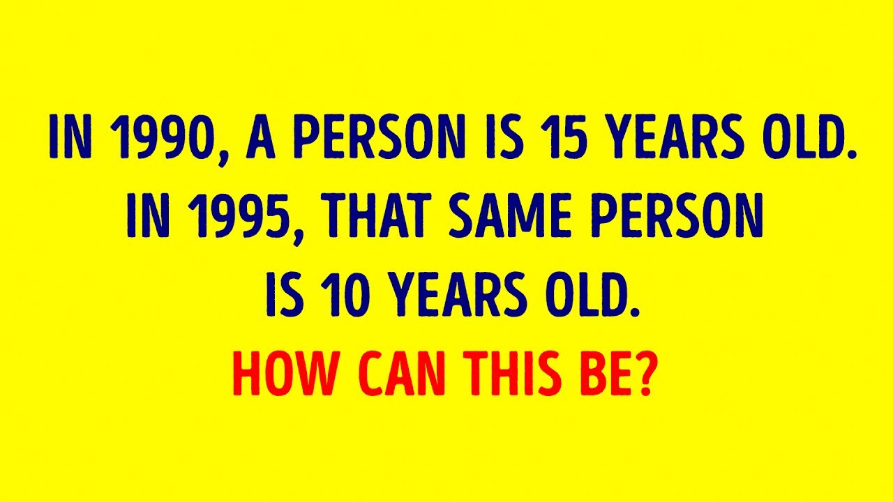8 Riddles That Only a Genius Can Solve. Can You?