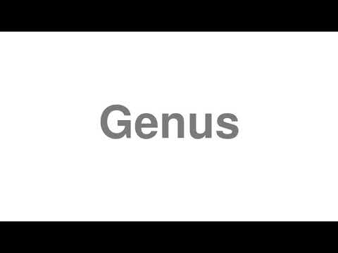 How to Pronounce "Genus"