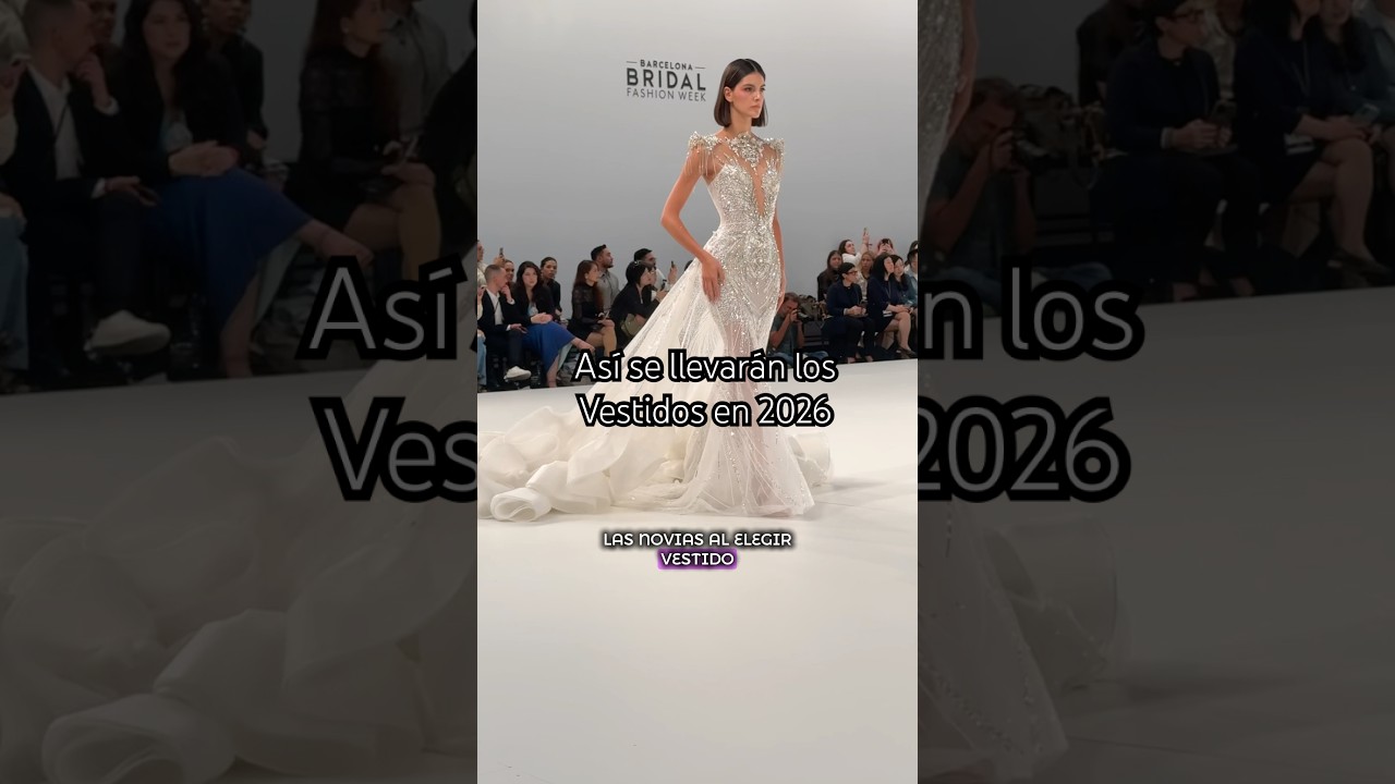 Expert tells us about the 2026 Wedding Dress Trends 👰‍♀️ #barcelonabridalfashionweek