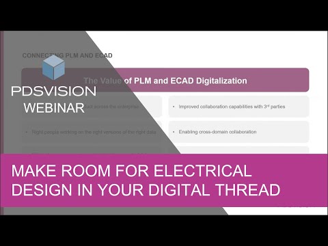 Make room for electrical design in your digital thread!