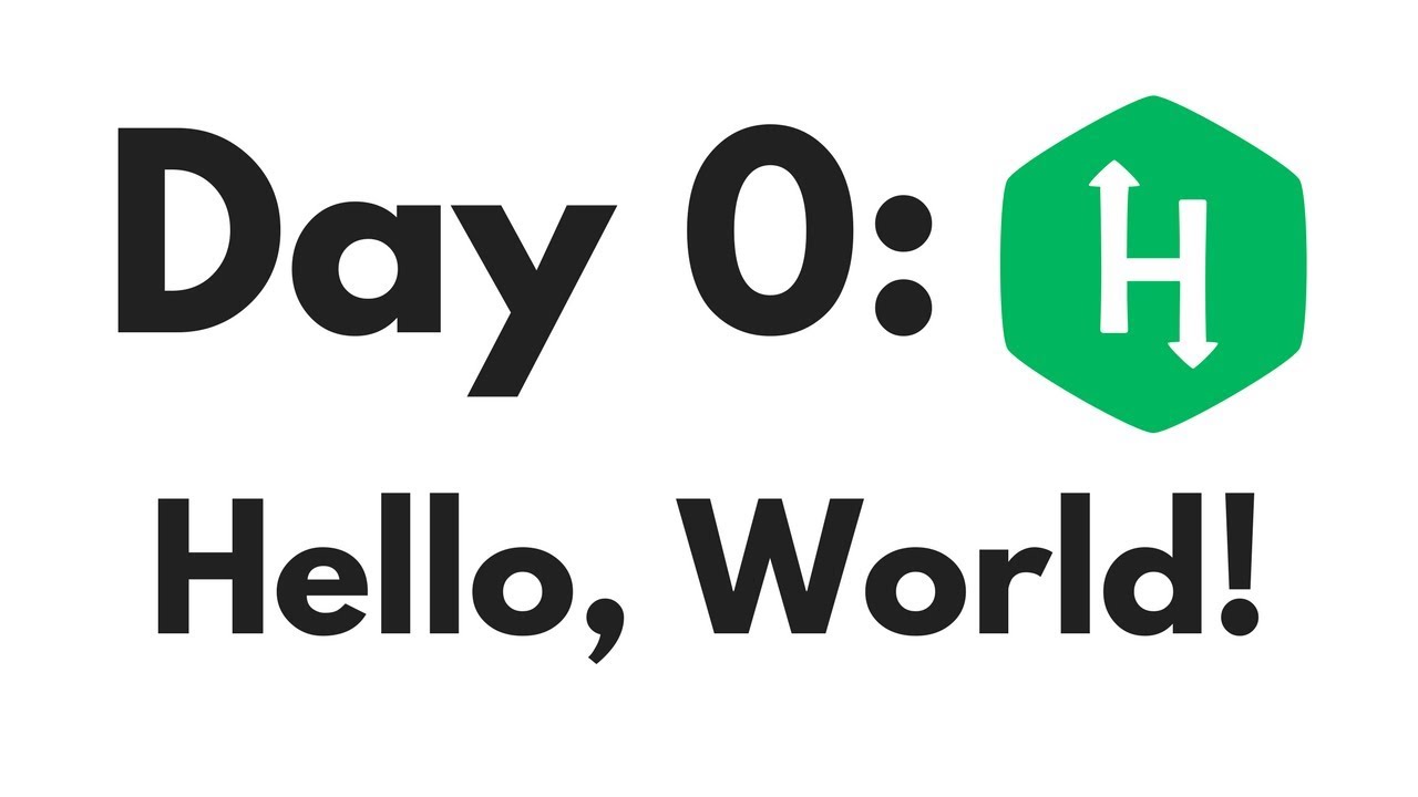 HackerRank Day 0: Hello World | Python