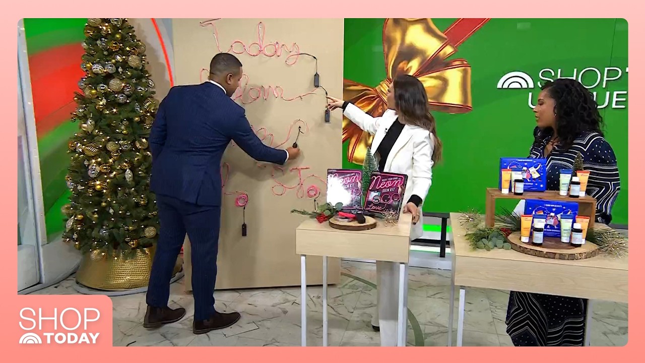 Unique Holiday Gifts: Matcha Set, DIY Neon Sign Kit, More!