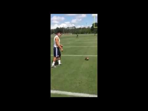Georgia Southern kicker Younghoe Koo nails insane trick shot