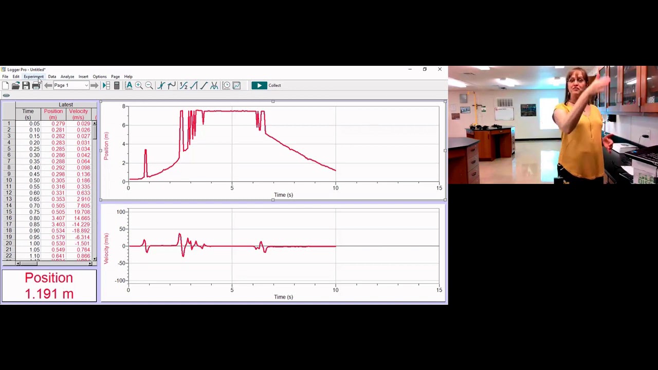 Distance Time Graph Virtual Lab