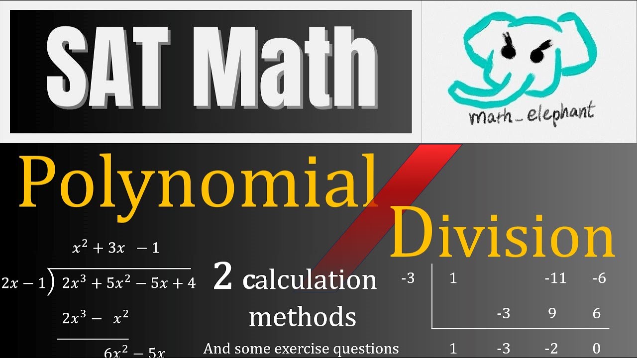 Polynomial Division Quick Guide: Long Division & Synthetic in 3 Minutes(Silent Hack)