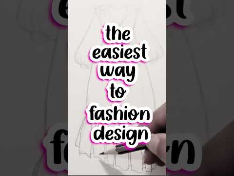 The easiest way to Fashion Design! #fashionillustration #adobeillustrator #fashiondesign