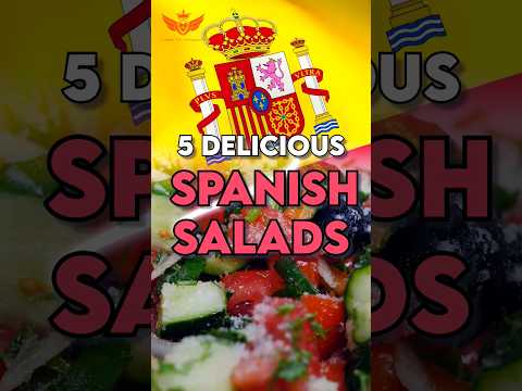 🥗#shorts 5 Delicious Spanish Salad Recipes for a Healthy Summer!☀️#spain #freshsalad #enjoylife