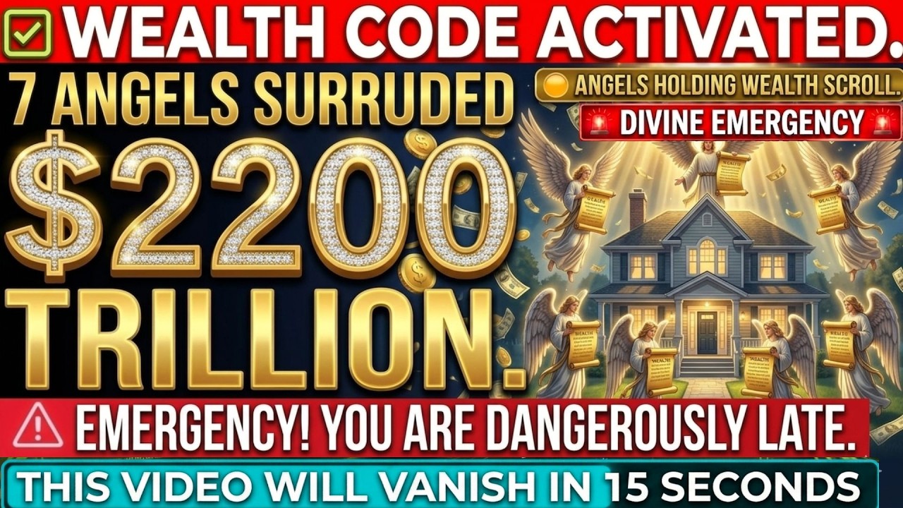 WEALTH CODE ACTIVATED. 7 ANGELS SURROOUNDED YOUR HOUSE HOLDING WEALTH SCROLL. #godmessagetoday