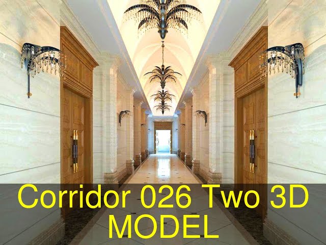Corridor 026 Two 3D Model - FlatPyramid