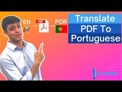 Translate Your PDF to Portuguese using DocTranslator!