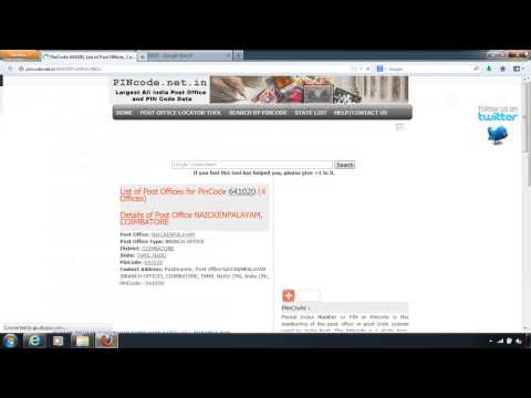 Search by pincode
