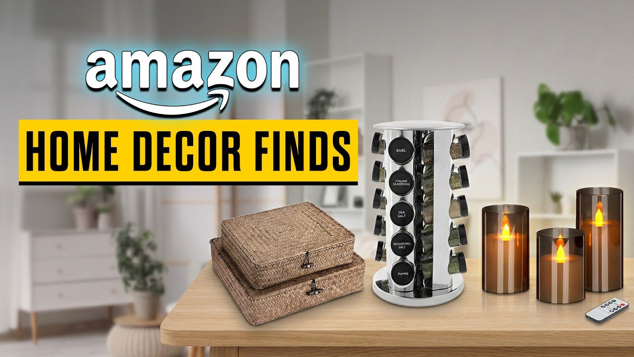 Transform Your Space with These Amazon Home Decor Finds