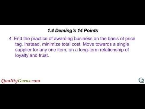 Quality Guru W Edwards Deming