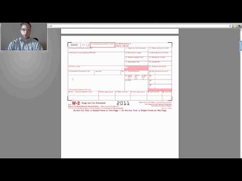 W-2 Tax Form 2012, 2013