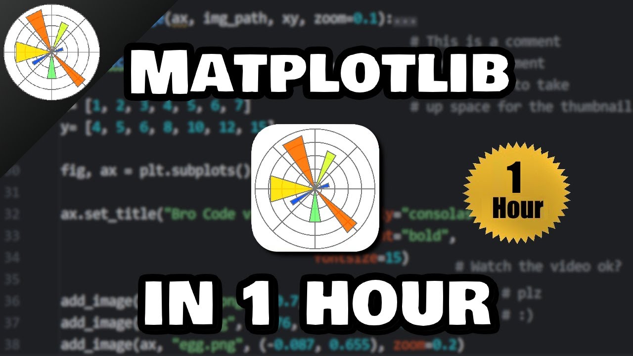Learn Matplotlib in 1 hour! 📊