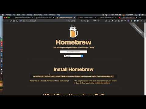 Install Python Homebrew on Mac / username has no sudo / no admin rights
