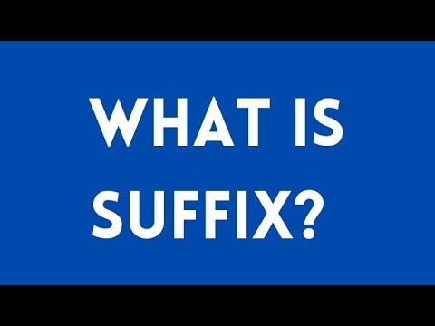 What is suffix? #medicalcoding #medical #shorts