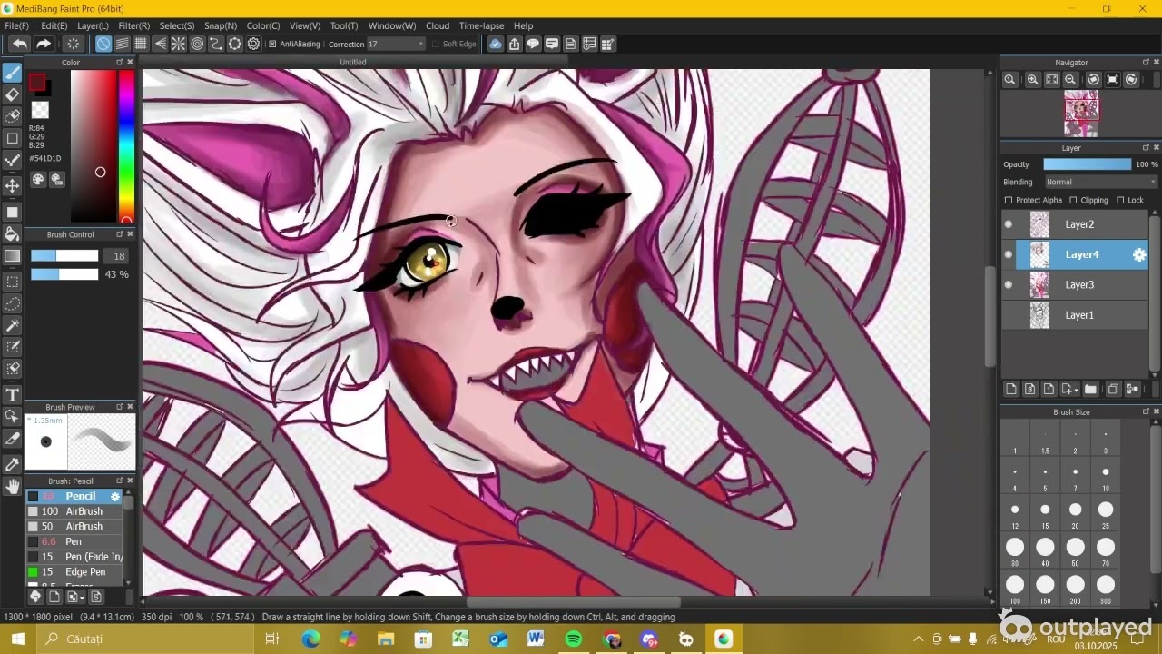 Mangle (FNaF 2) // SPEEDPAINT