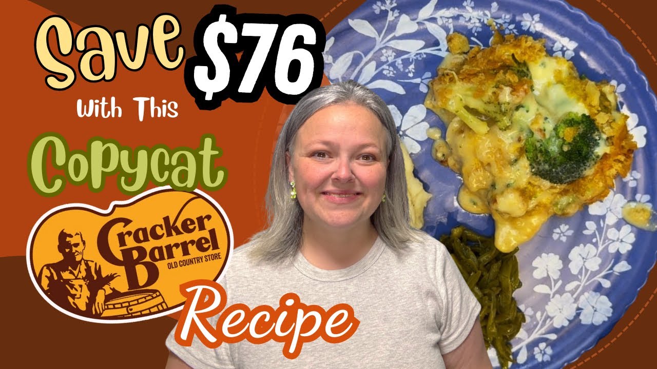 We’ve Got Food At Home!! SAVE BIG By Making This Copy Cat Cracker Barrel Cheddar Broccoli Chicken