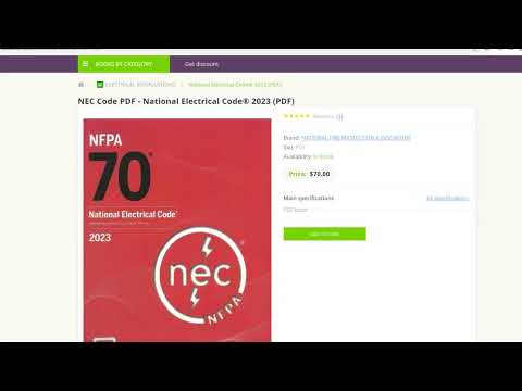 NEC Code PDF: National Electrical Code PDF, Download National Electrical Code® 2023 PDF easily.