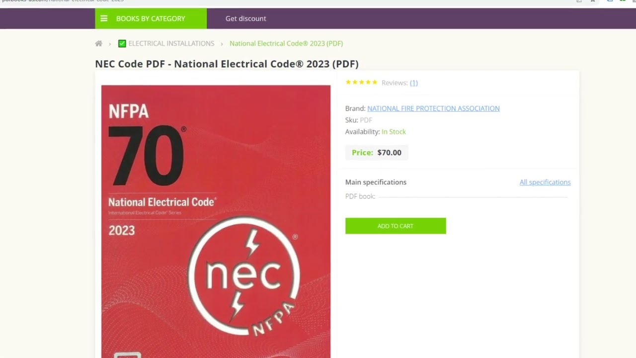 NEC Code PDF: National Electrical Code PDF, Download National Electrical Code® 2023 PDF easily.