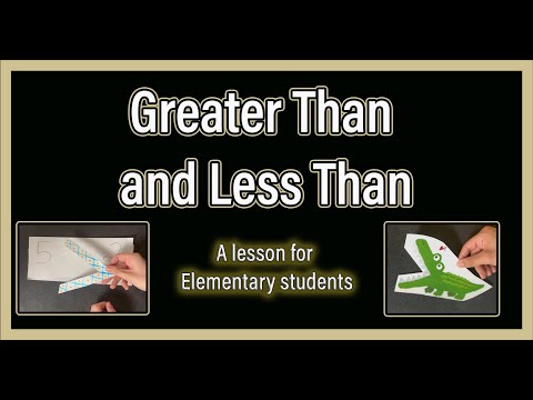 Greater Than and Less Than