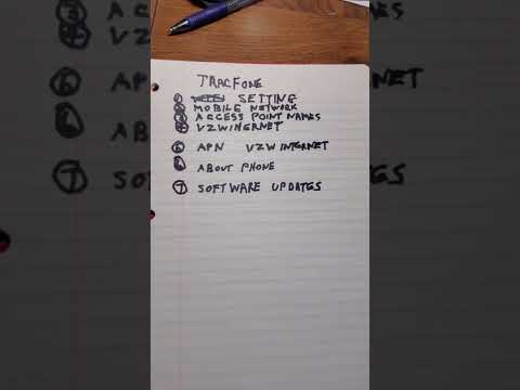 Access Point Names Tracfone