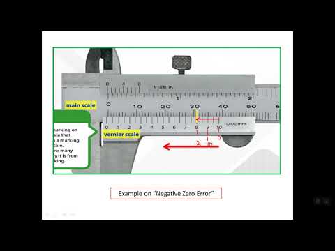 12) Zero Error in Vernier Calipers and Correction Mathematically