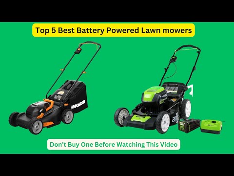 Best Battery Powered Lawn Mowers 2024 (Don't Buy One Before Watching This Video)