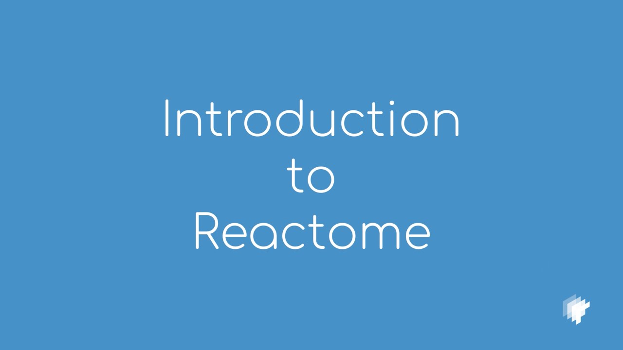 Introduction to Reactome