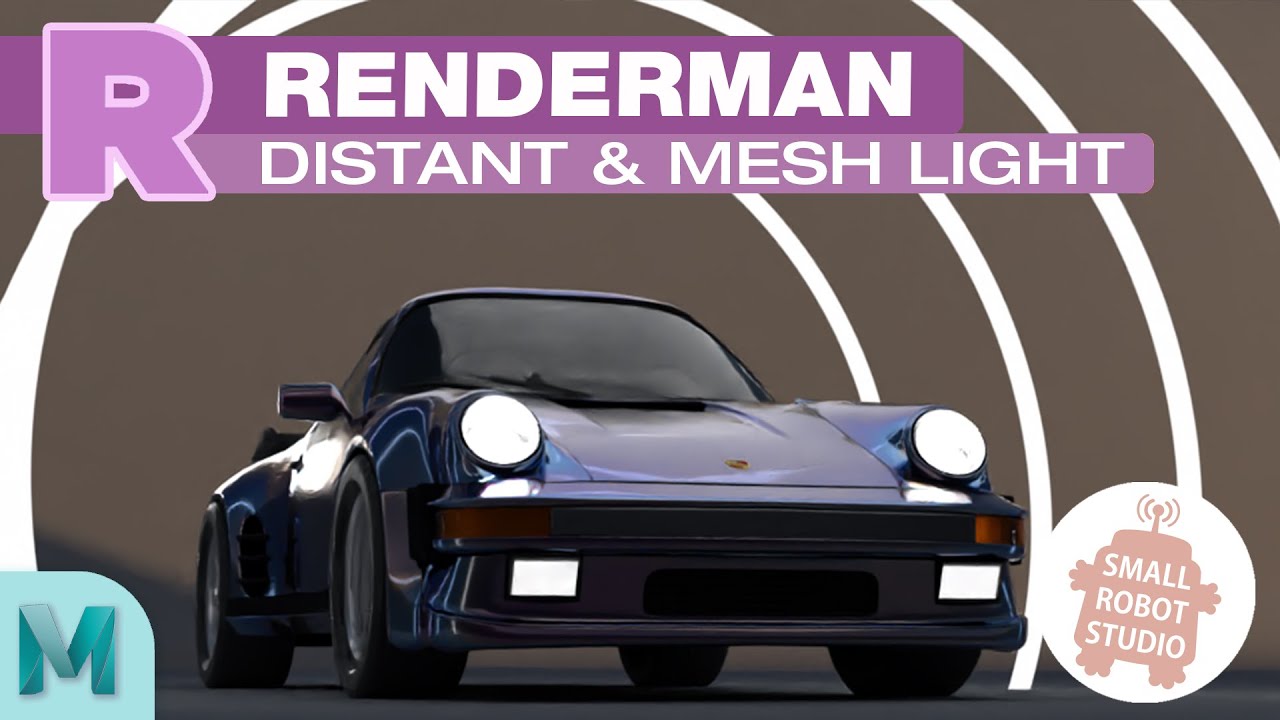 Renderman 23 Distant & Mesh Light Tutorial