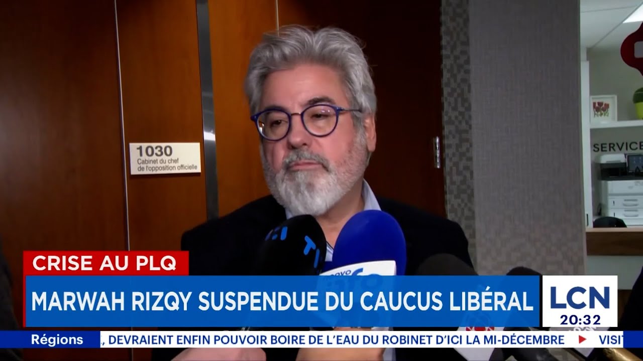 Crise au PLQ: Marwah Rizqy suspendue après un «bris de confiance»