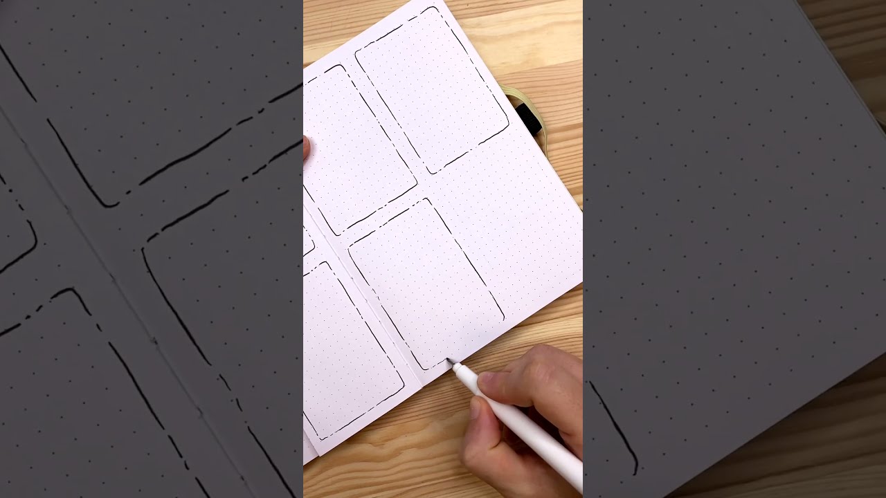 How I setup this week's bullet journal spread... #bujo #planner