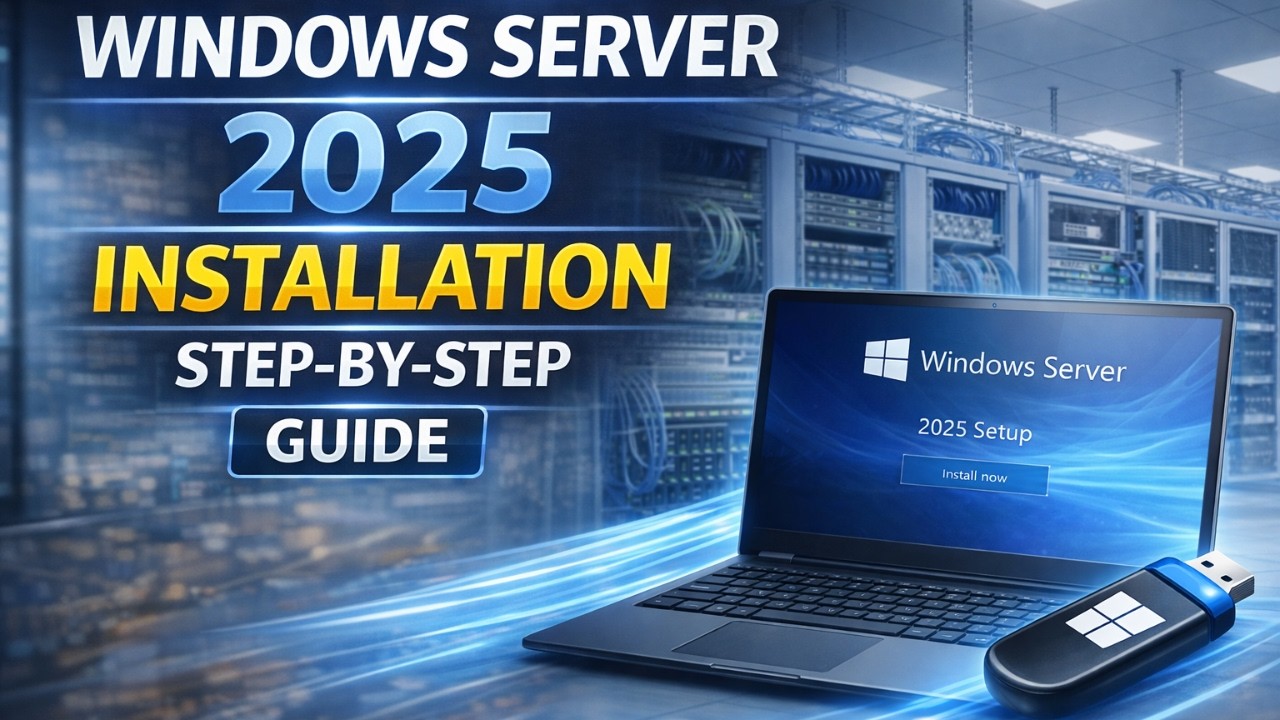 Windows Server 2025 Installation – Step by Step Guide