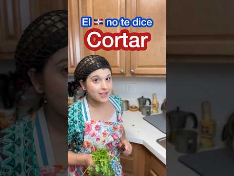 To cut= Cortar / Mochar 🇩🇴 #dominican #language #foryou #learning #trending #spanish