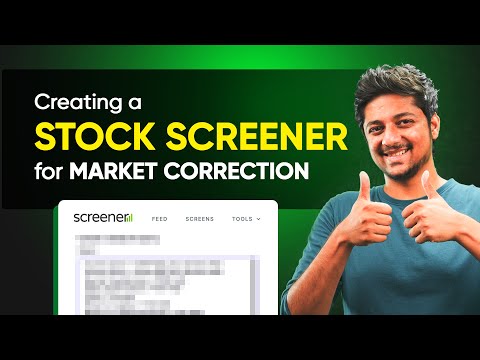 The Best Screener for Stock Correction - High Growth High Fall companies