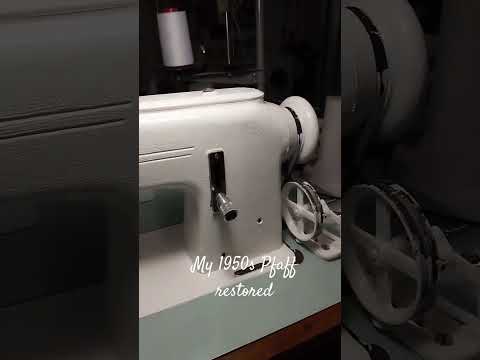 My 1950s Pfaff restored #moondunedoll #vintage #sewing