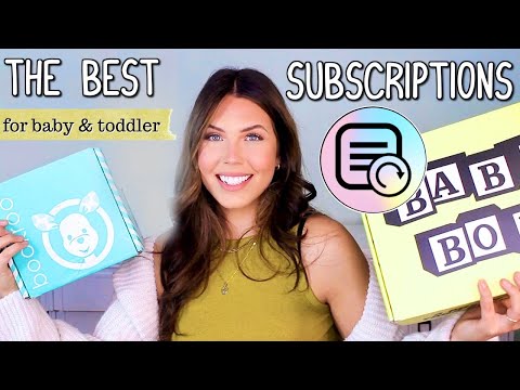 5 SUBSCRIPTION SERVICES YOU NEED FOR YOUR BABY/TODDLER! The Best Subscriptions 2020 | Faith Drew