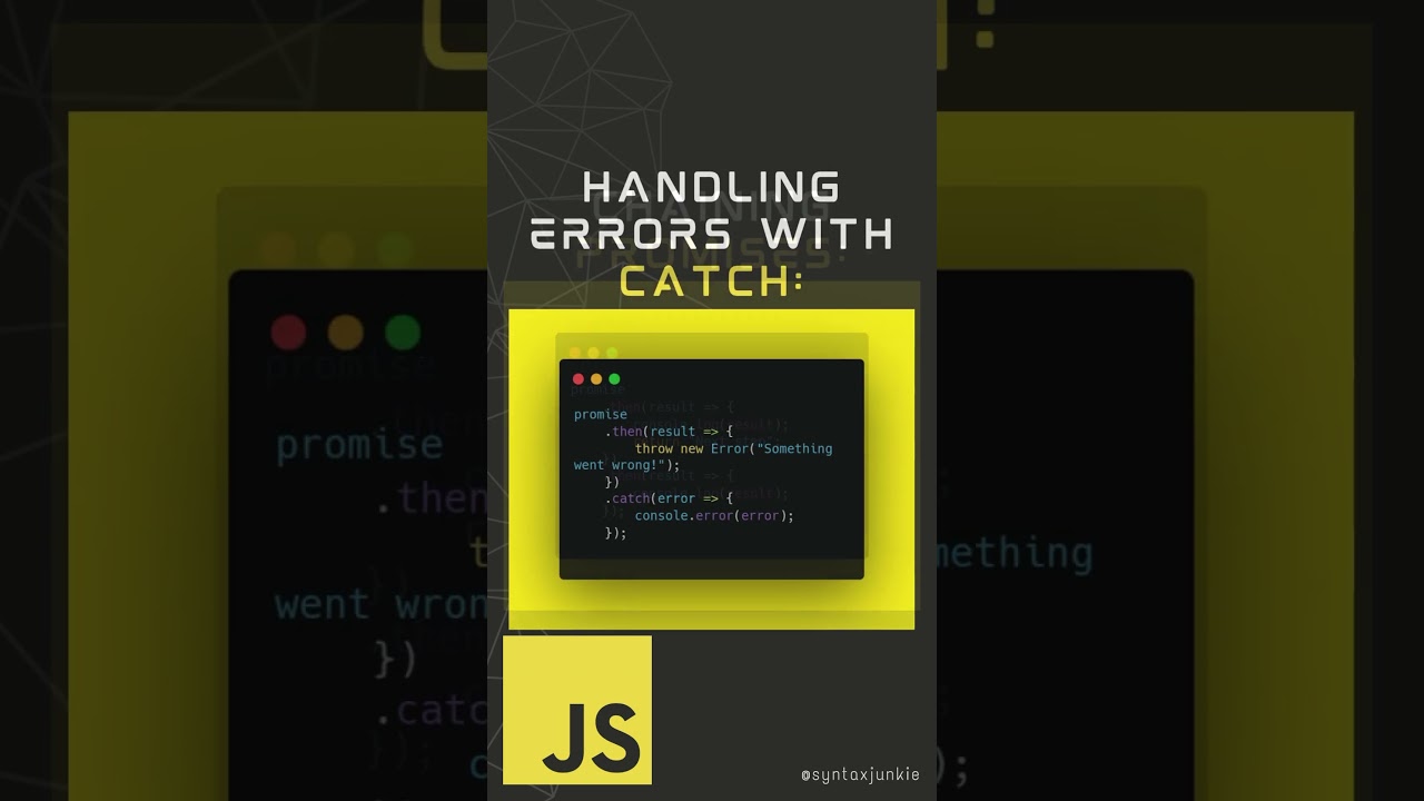 JAVASCRIPT PROMISES!!!!  #codenewbie #computerscience #coding #learningcoding #100daysofcode