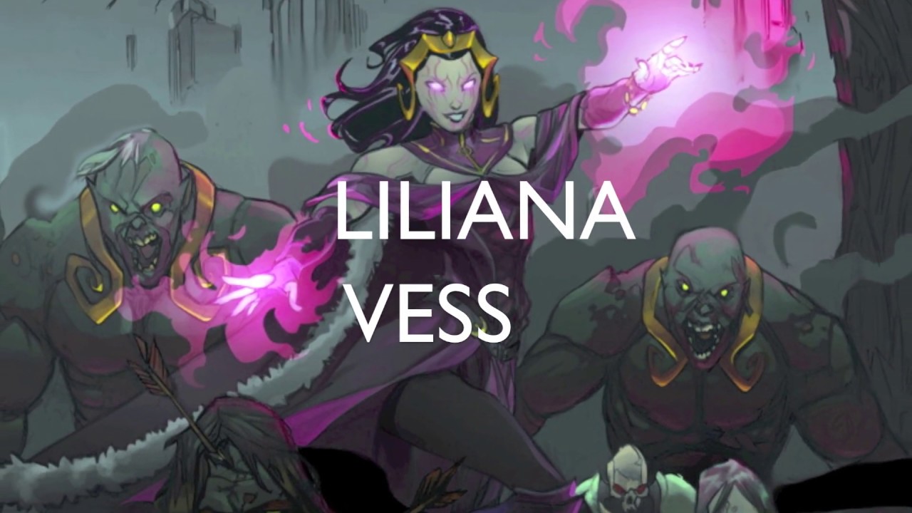 / 6 / Liliana Vess fan art - Black and white to color