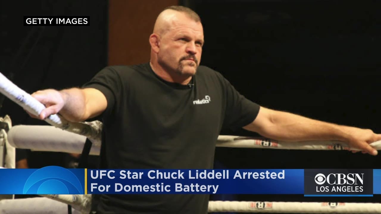 UFC Star Chuck Liddell Arrested For Domestic Battery