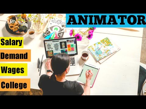 Animator or animation in Canada - salary wage college job requirement demand diploma in animation