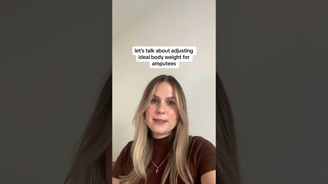 RD EXAM PREP Ideal Body Weight adjustments for amputees #rdexam #dietitianexam #rdexamprep