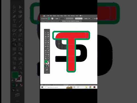 ST letter logo design #youtubeshorts #short